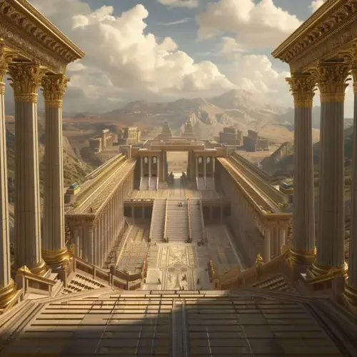Ezekiel 40 - A Vision of the New Temple | Biblical images by BiblePics
