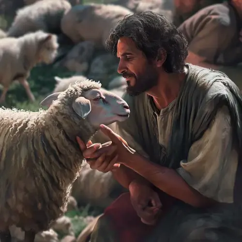 Luc 15 - La Parabole de la Brebis Perdue | Biblical images by BiblePics