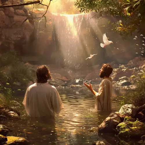 Marc 1 - Jean le Baptiste et le Baptême de Jésus | Biblical images by ...