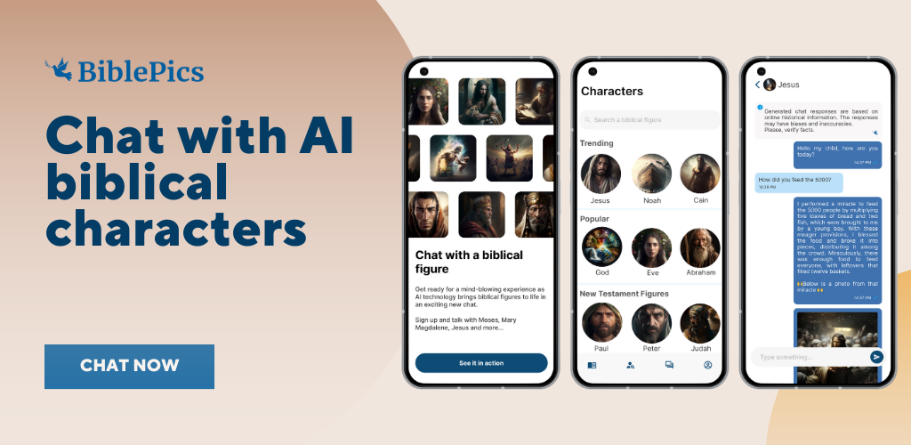 BiblePics Chat - Chat with AI Biblical Characters | BiblePics