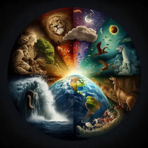 Genesis 1 - Creation | Biblical images by BiblePics